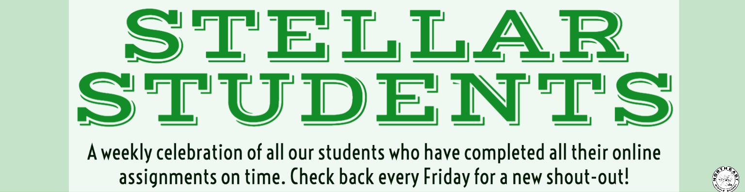 Week 6 Stellar Students – Northeast Middle School